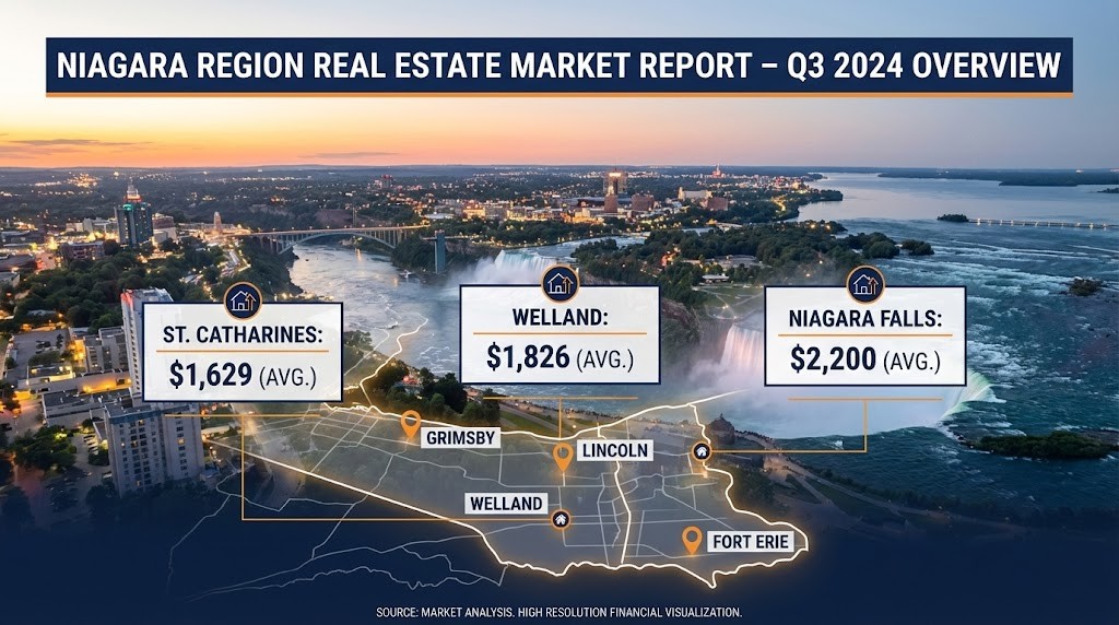 Niagara Rental Prices 2026–2027: City-by-City Guide + Vacancy Rates
